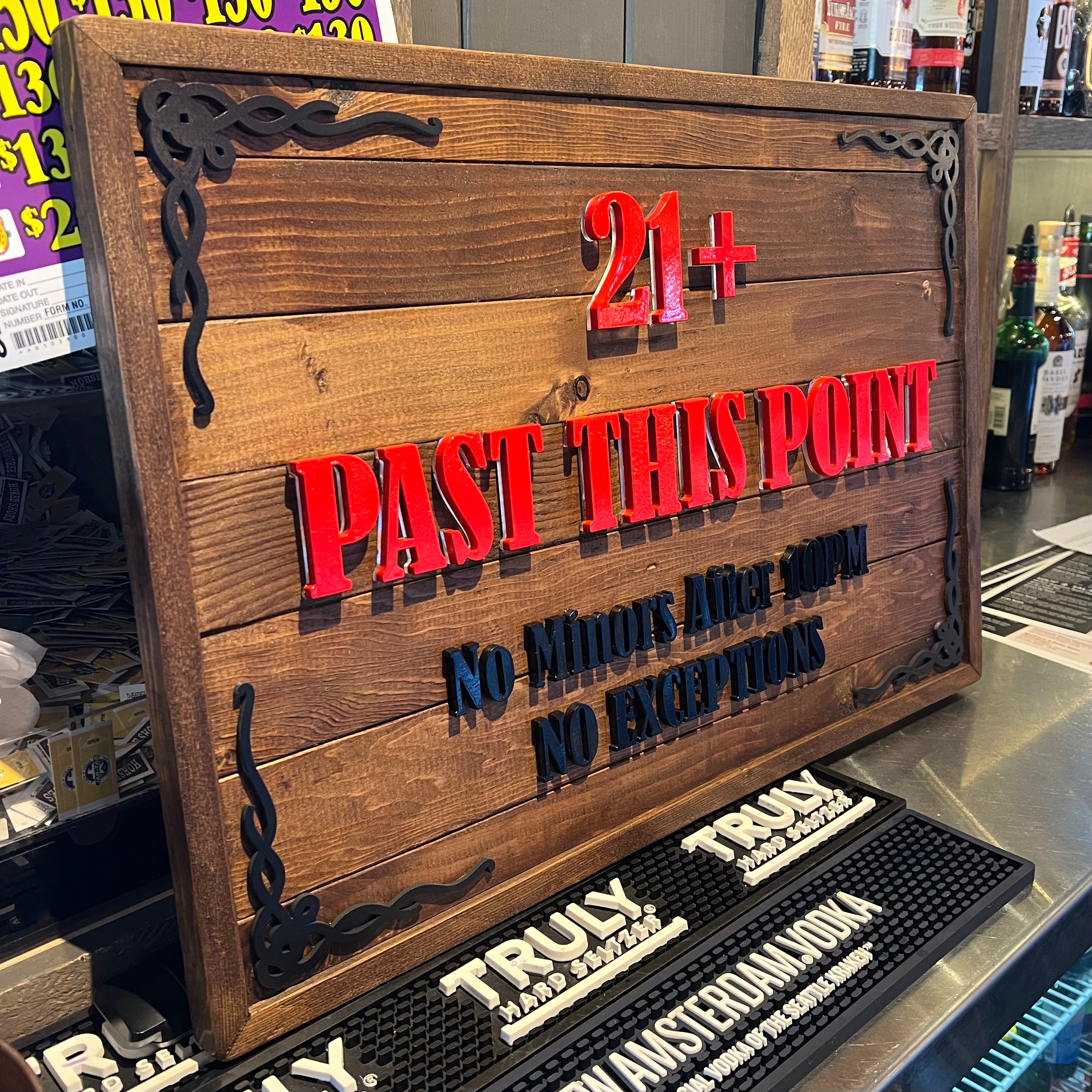 21+ Past this Point Sign – Northern Wonders